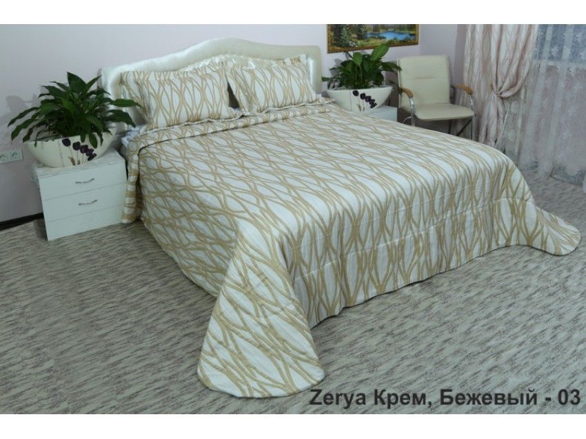 Покрывало Arya 265X265 Zerya кремовое. Купить в Украине (Постель Маркет ...